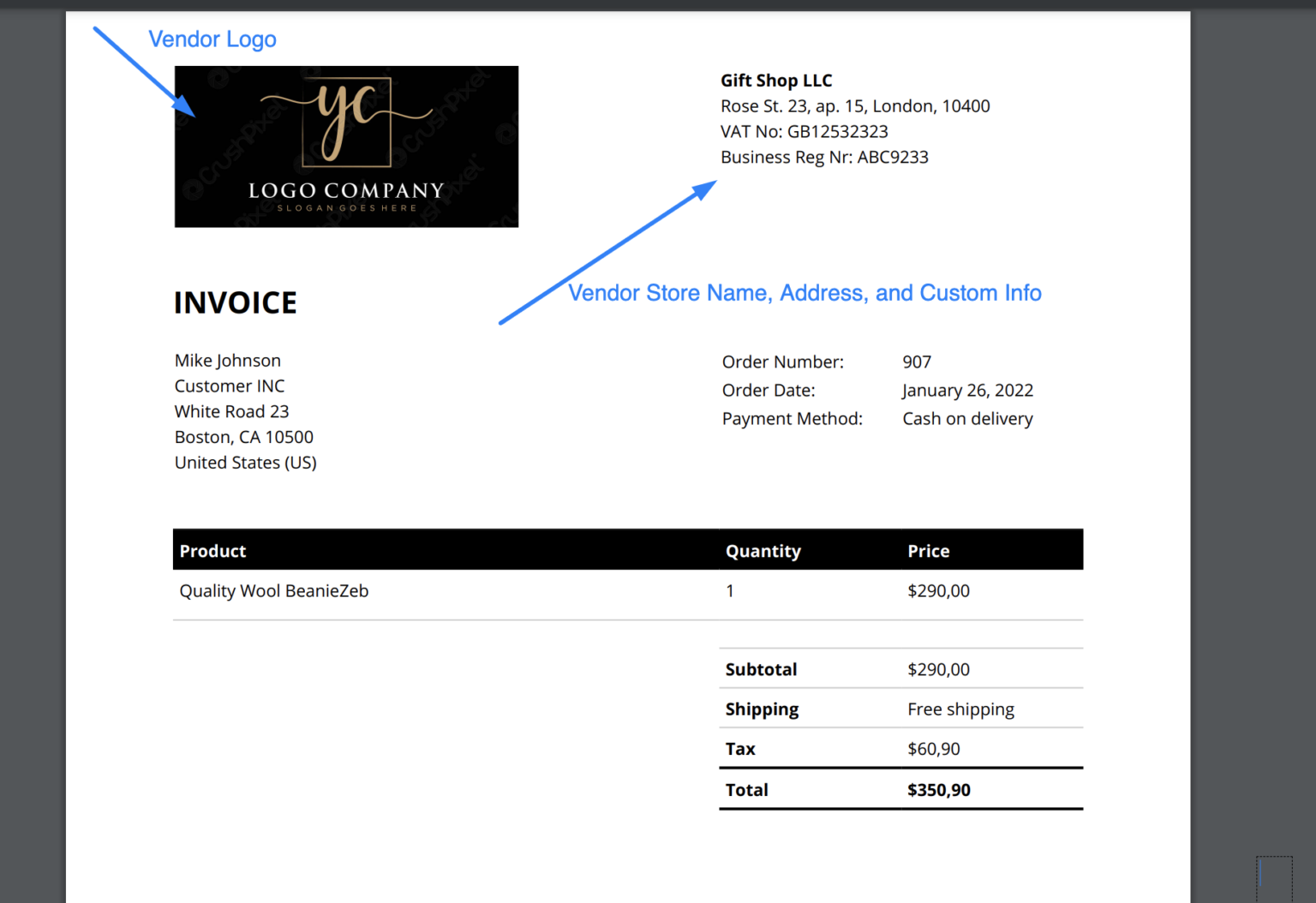 Invoices, Packing Slips, Shipping Labels - MarketKing