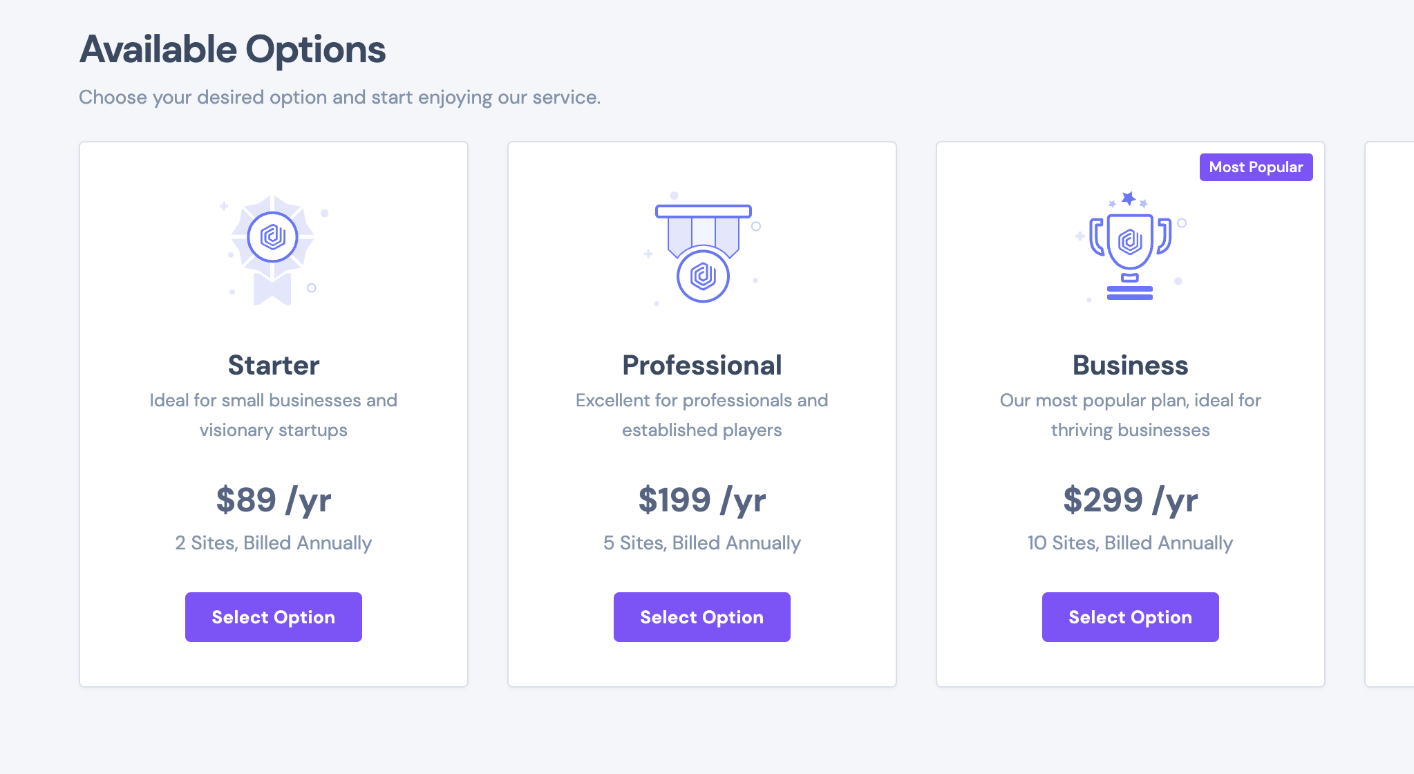 Vendor Membership Packages - MarketKing