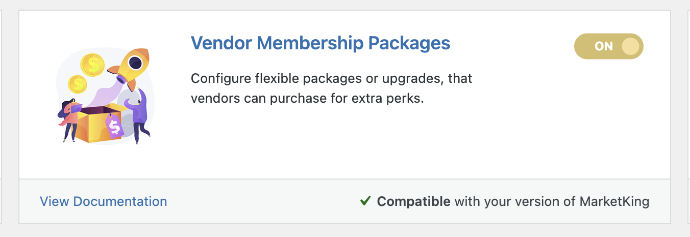 Vendor Membership Packages - MarketKing