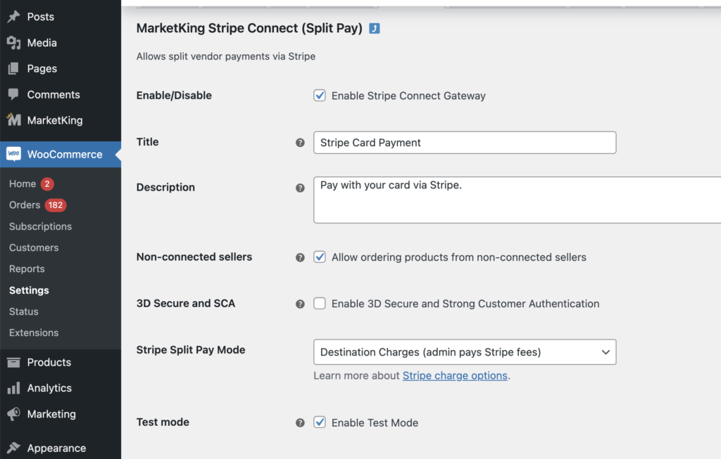 MarketKing Stripe Connect - Automatic Split Payments, Refunds, 3D ...