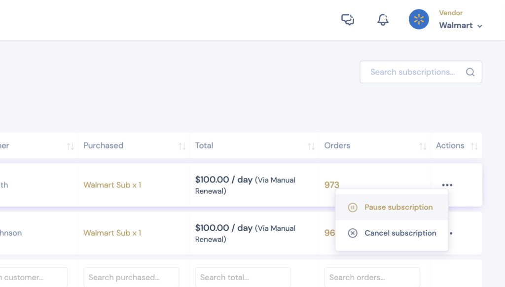 Subscriptions - MarketKing